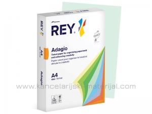 REY Adagio A4 80g papir u boji 500L (85 pistachio) pistaći zeleni