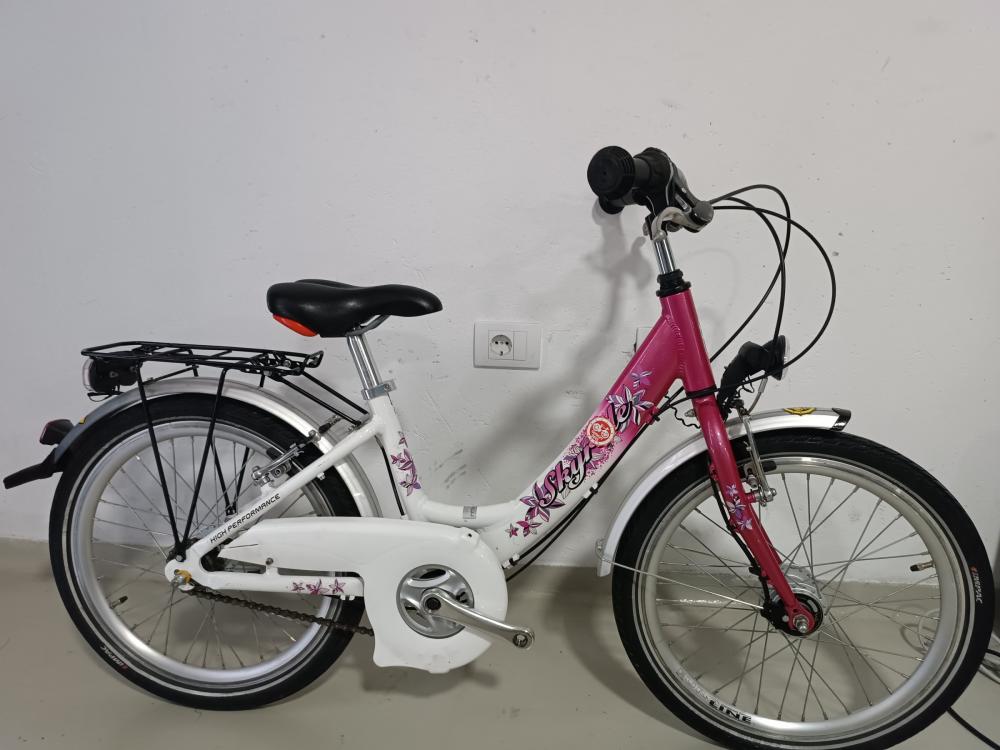 Puky Skyride 20-3 aluminijski dječji bicikl bijela