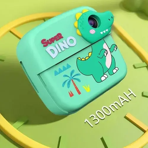 Fotoaparat za decu sa štampačem dinosaurus