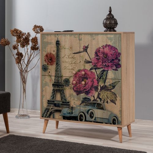 Multilux-733 Sonoma Oak Multi Purpose Cabinet OŠTEĆENA AMBALAŽA