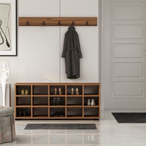 Talu - Walnut Walnut Shoe Cabinet