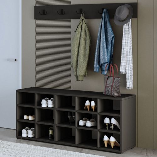 Talu - Anthracite Anthracite Shoe Cabinet