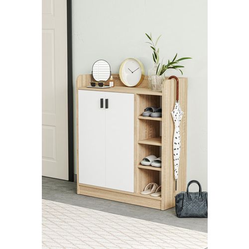 Palaz Sonomo Oak White Shoe Cabinet