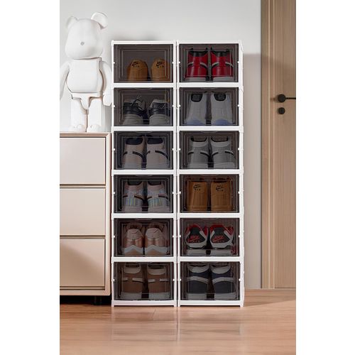 Lavine 105 - White White Shoe Cabinet