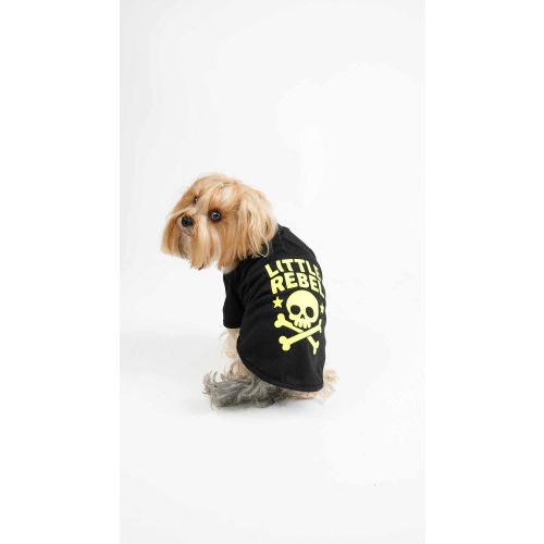 Little Rebel Black Yellow Dog's T-Shirt