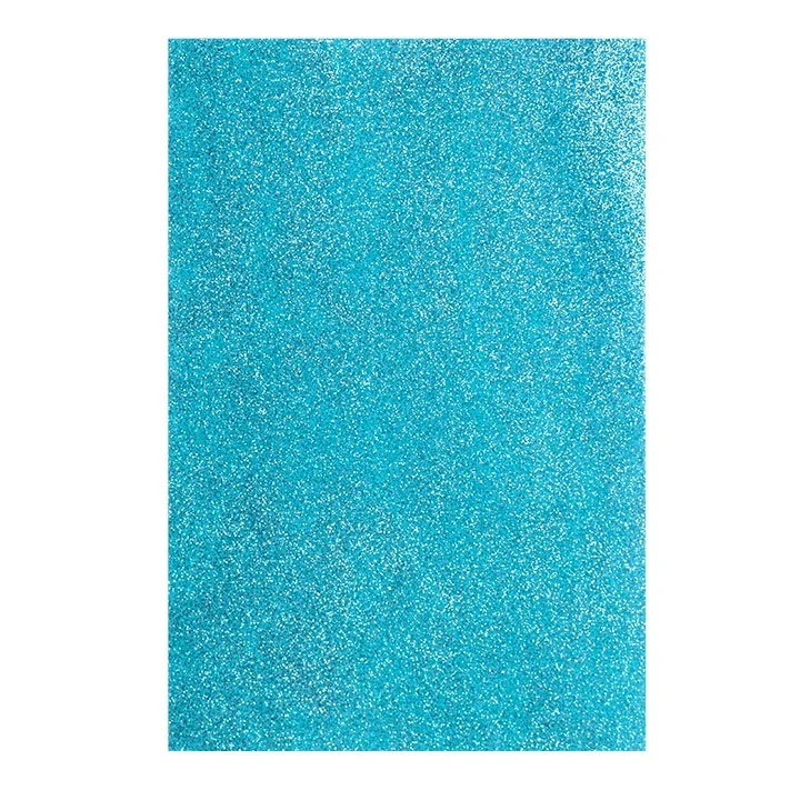 Dekorativna guma EVA - Svetucava- Samlepljiva - 20x30 cm – plava