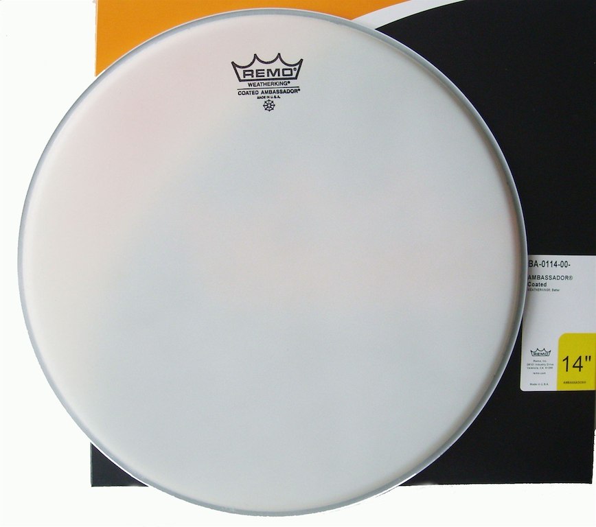 REMO Ambassador Coated BA-0114-00 14'' koža za doboš