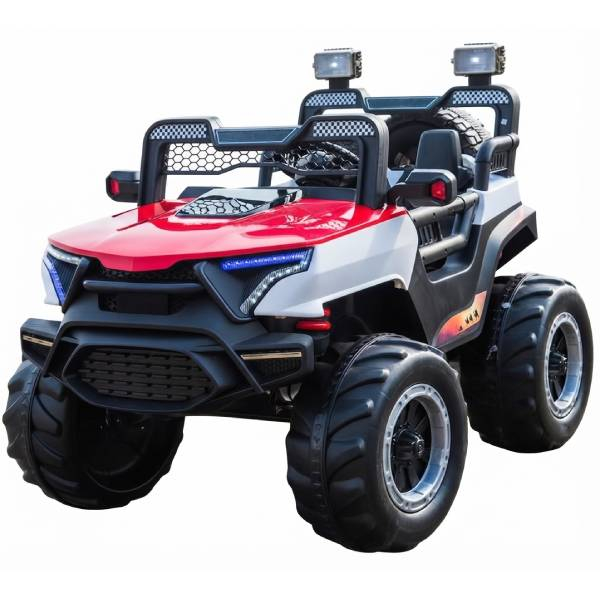 Auto Džip na akumulator 12v 7ah 4motora MB 7023 crvena boja 128888
