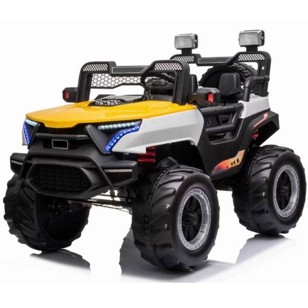Auto Džip na akumulator 12v 7ah 4motora MB 7023 žuta boja 128888Ž