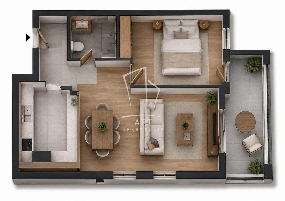 Novogradnja, 1.0 stan - Pančevo ID#15756
59.000 €