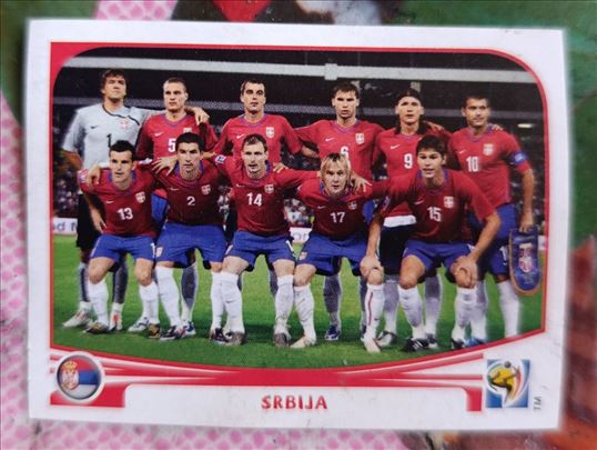Prodaja Panini sličice, Rep. Srbije, J. Afrika