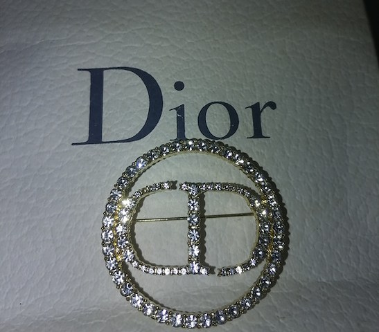 CHRISTIAN DIOR LUKSUZNI BROŠ
