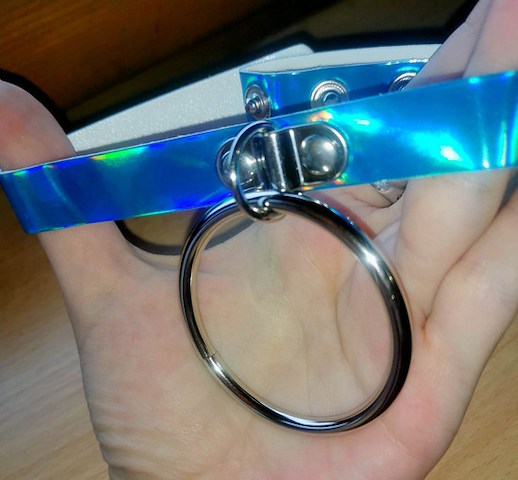 NOVO choker sa alkom laser blue