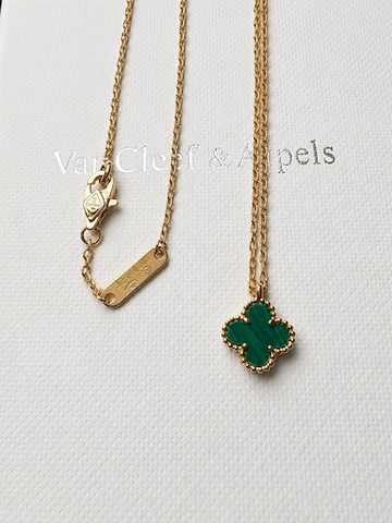 Van Cleef mini zelena ogrlica