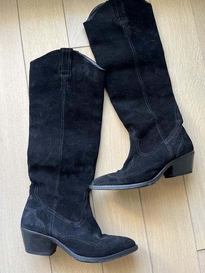 AllSaints Valery Boot -premium kožne kaubojke
