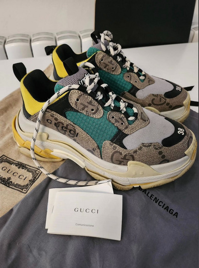 Gucci x Balenciaga Triple S patike