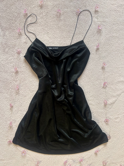 Zara satenska mini haljina S/XS