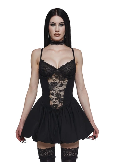 "widow" goth korset haljina sa etiketom