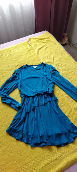 H&M tirkizna haljina