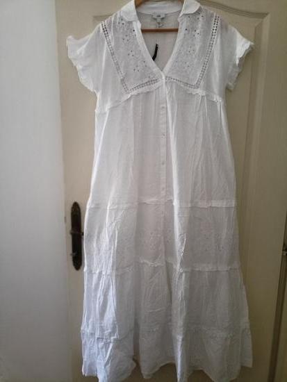 River Island bela maxi haljina vel. S(M) NOVO