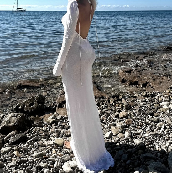 Bebe by Dunja haljina za plazu Mrs Pitt