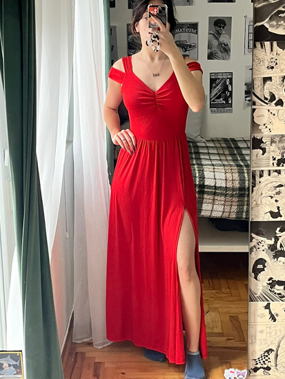 Vintage French style ženska haljina, M, NOVO