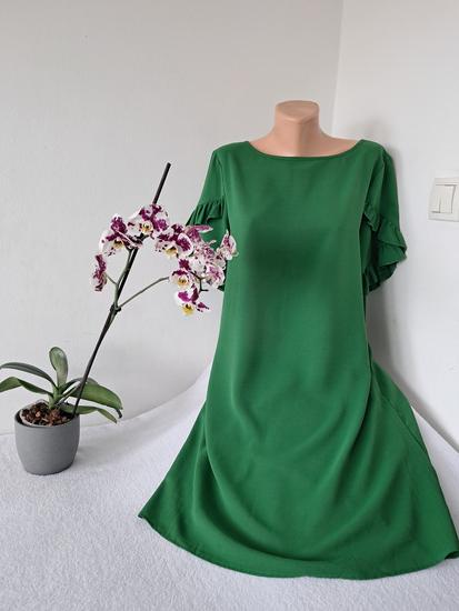 SHEIN zelena haljina karneri sa rukavima vel L