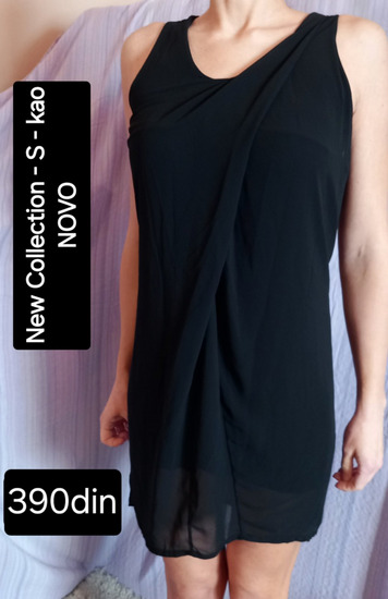 New Collection haljina mini crna S/36 - kao NOVO