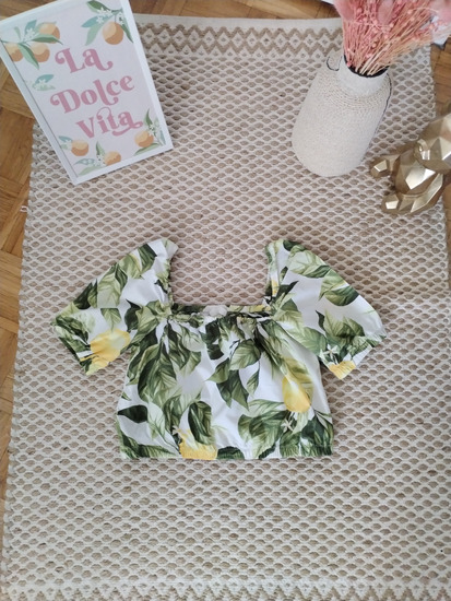 H&M pamučni top XS/S