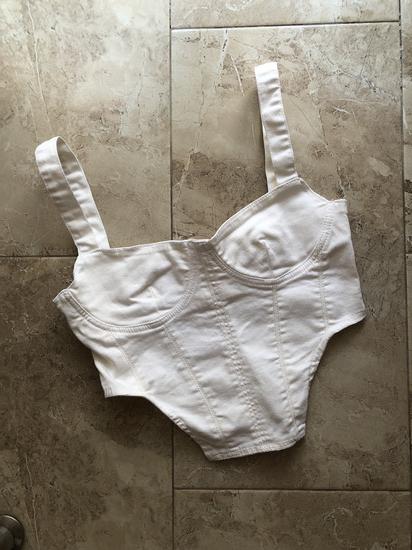 Nov Zara teksas top/korset M 400din