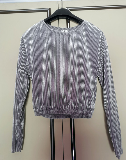 Zara crop plišana bluza S - M