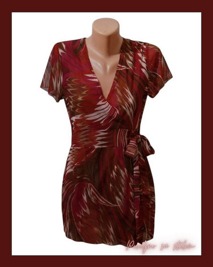 3.3. Bordo bluza na preklop M Miss Etam