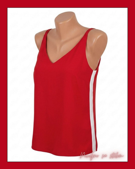 3.1. Lagana crvena bluza M C&A Clockhouse