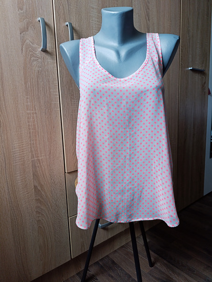 Roze bela providna bluzica