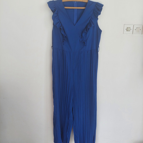 Plavi kombinezon plisiran NOVO XL/XXL