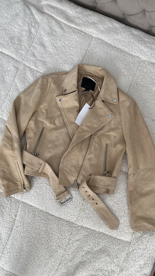 Zara suede jakna Prirodna koža Nova sa etiketom