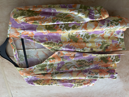 Vintage cvetni sako/bluza | M |