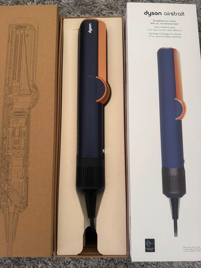 Dyson Airstrait pegla za kosu (Blue) - NOVO