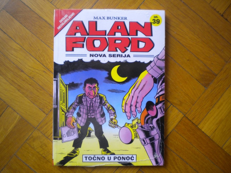 ALAN FORD nova serija broj 39, Tacno u ponoc, CELOFAN