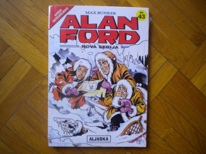 ALAN FORD nova serija broj 43, Aljaska, CELOFAN