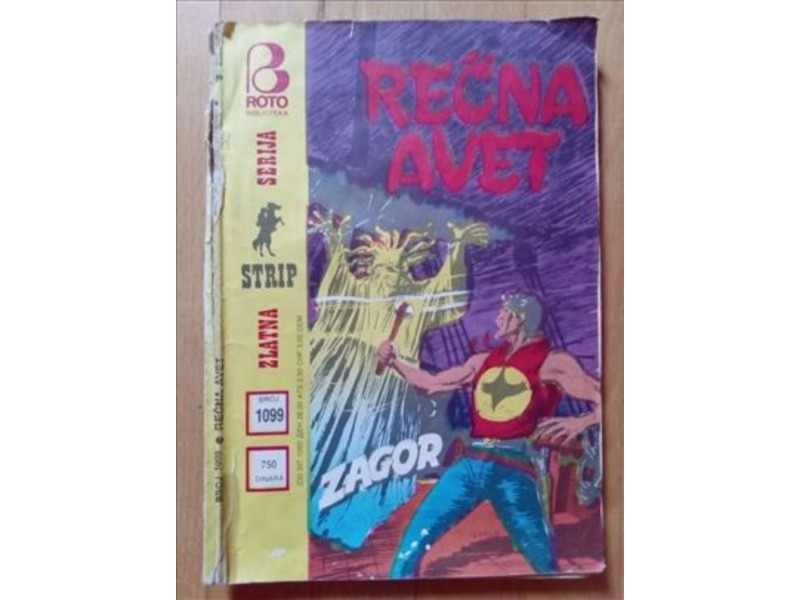 ZAGOR-Rečna Avet (ZS Dnevnik Br. 1099) (Retko)