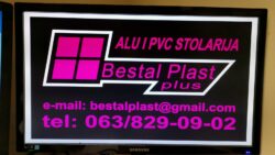 Stalan posao
Potrebani majstori i pomocni radnici za Alu i Pvc stolariju alu i staklene fasade