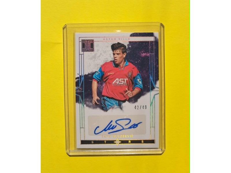 Savo Milošević Autogram Kartica /49 IMPECCABLE Panini