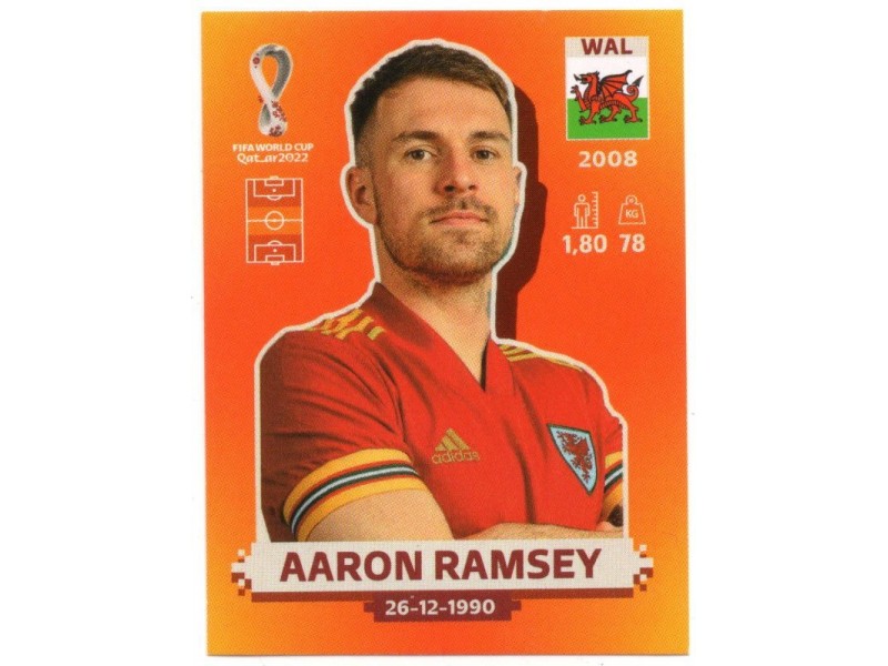 WAL.13 - AARON RAMSEY - PANINI FWC Qatar 2022