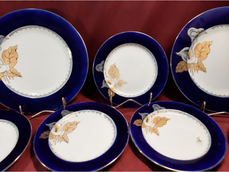 APULUM RUMUNSKI KOBALT PORCELAN TANJIRI DOPUNA