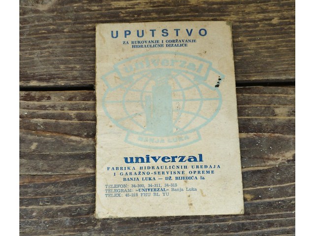 UPUTSTVO UNIVERZAL HIDRAULICNE DIZALICE