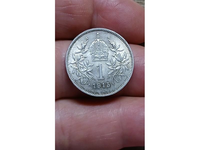 KO 80 - KuK - 1 kr 1915 - srebro 5 g - opis -