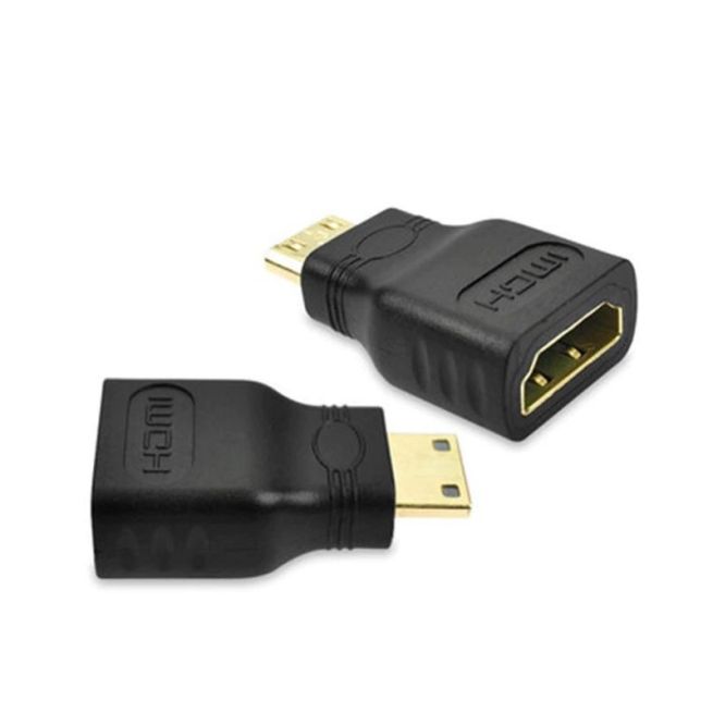 E-GREEN Adapter Mini HDMI (M) - HDMI (F) crni