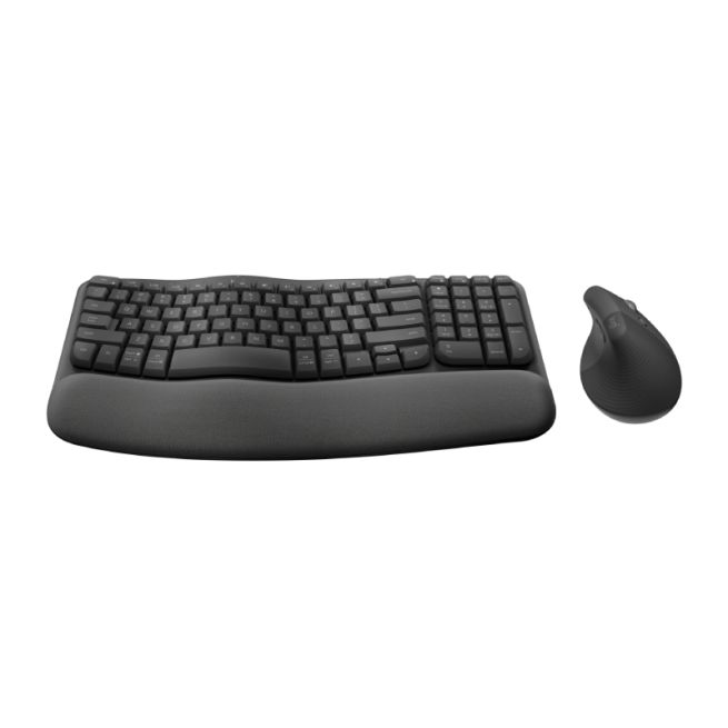 LOGITECH Lift Vertical Wave Keys and Lift Combo US tastatura + miš