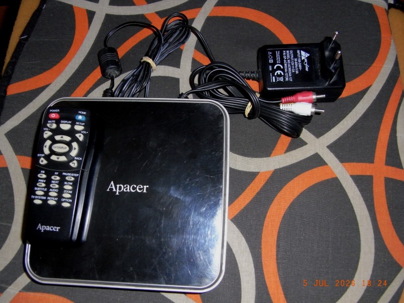 APACER AL460-Externi Media Player,Full HD, 2x USB 2.0.